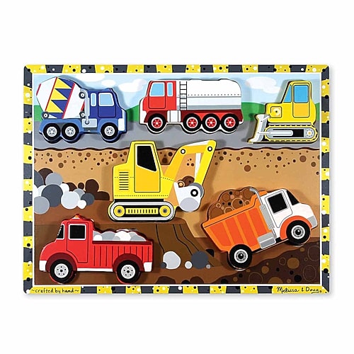 Click here for Melissa & Doug Construction Chunky Puzzle 7-pc. No... prices