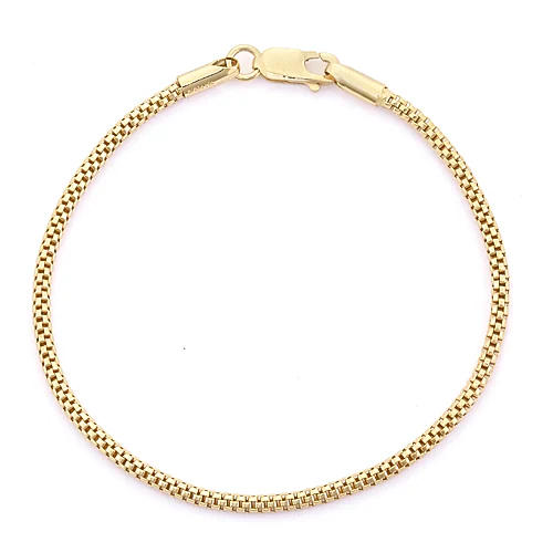 Click here for Unisex Adult 14K Gold Over Silver 7.25 Inch Solid... prices
