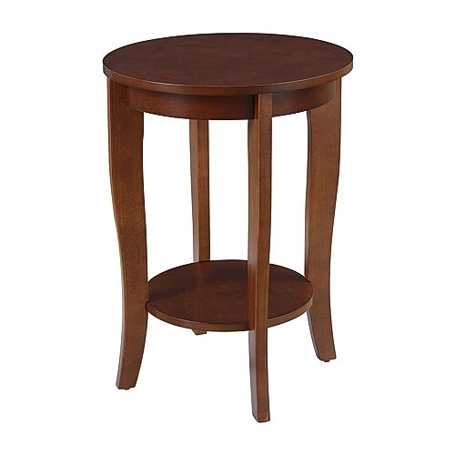 Click here for American Heritage Round End Table with Shelf  One... prices