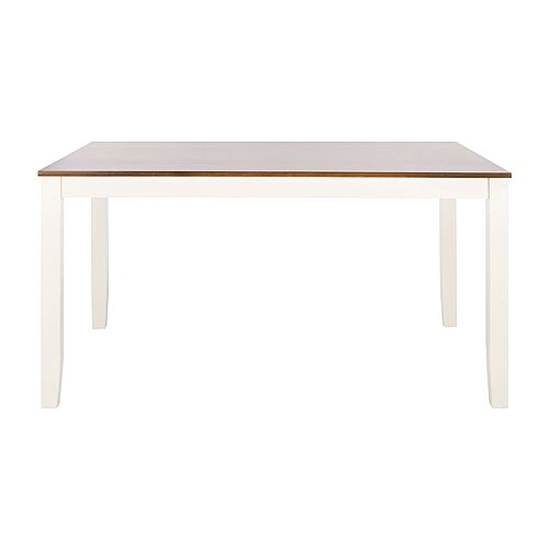 Click here for Safavieh Silio Collection Rectangular Wood-Top Din... prices