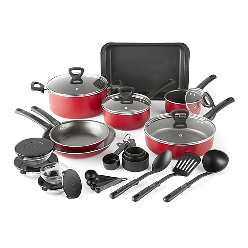 Click here for Cooks 30-pc Aluminum Non-Stick Cookware Set  One S... prices