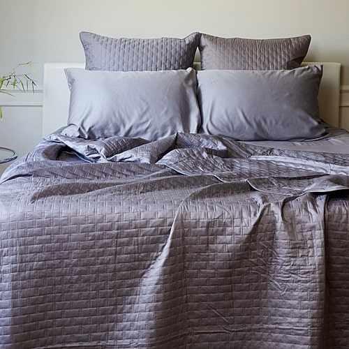 Click here for Bedvoyage Rayon from Bamboo Hem Coverlet  One Size... prices