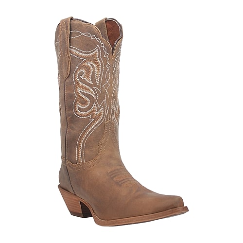 Click here for Dan Post Womens Karmel Stacked Heel Cowboy Boots... prices