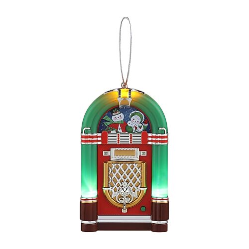 Click here for Mini Vintage Jukebox Christmas Ornament  One Size... prices