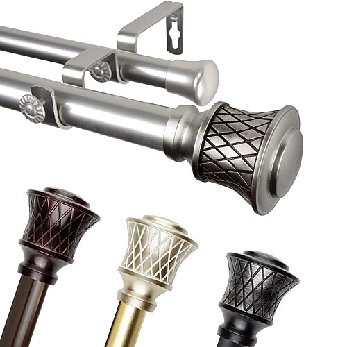 Click here for Rod Desyne Olympia Double Curtain Rod  One Size  B... prices
