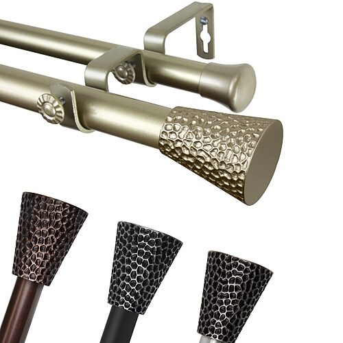 Click here for Rod Desyne Halldor Double Curtain Rod  One Size  B... prices