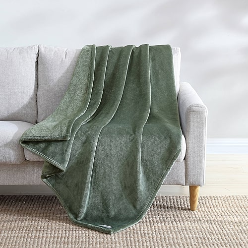 Click here for Eddie Bauer Ultra Lux Plush Solid Plush Fleece Thr... prices