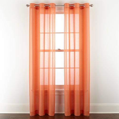Click here for Home Expressions Remy Solid Grommet Top Sheer Sing... prices