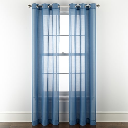 Click here for Home Expressions Remy Solid Grommet Top Sheer Sing... prices
