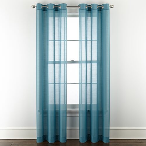 Click here for Home Expressions Remy Solid Grommet Top Sheer Sing... prices
