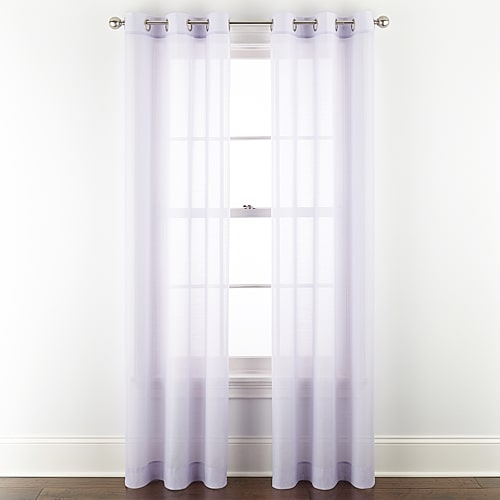 Click here for Home Expressions Remy Solid Grommet Top Sheer Sing... prices