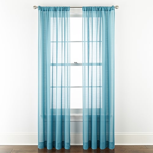 Click here for Home Expressions Remy Solid Rod Pocket Sheer Singl... prices