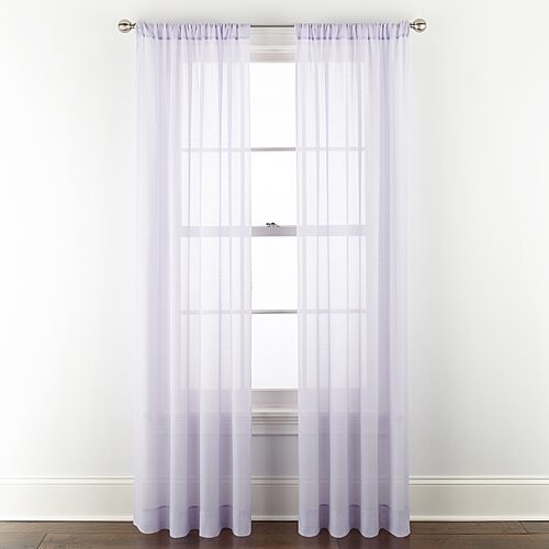 Click here for Home Expressions Remy Solid Rod Pocket Sheer Singl... prices