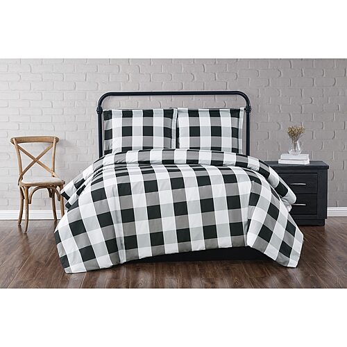 Click here for Truly Soft Everyday Buffalo Plaid Reversible Comfo... prices