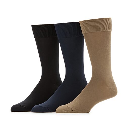 Click here for Stafford Microfiber Mens 3 Pair Crew Socks  10-13... prices