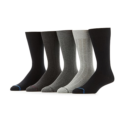 Click here for Stafford Casual Dress Cotton Mens 5 Pair Crew Sock... prices