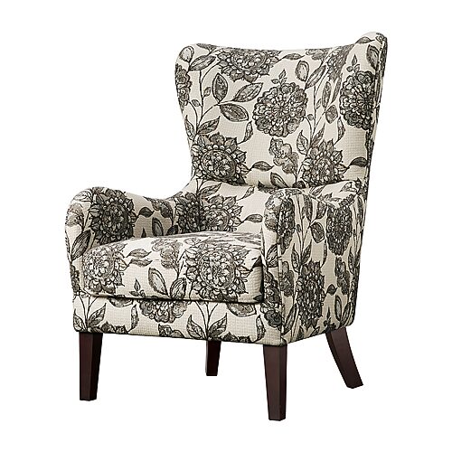 Click here for Madison Park Leda Winged-Arm Accent Chair  One Siz... prices