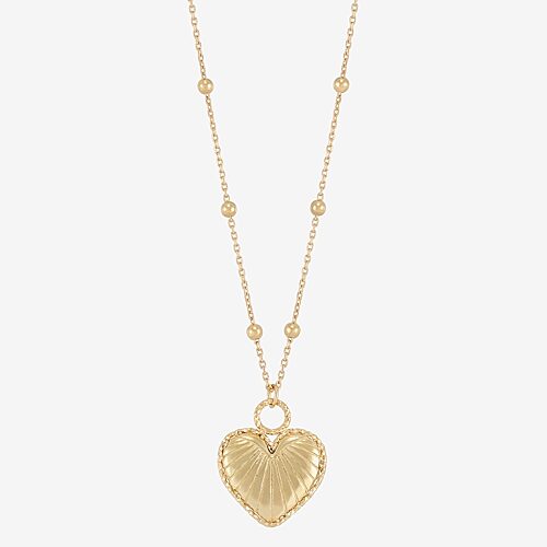 Click here for Mia Oro Womens 14K Gold Heart 18 Inch Pendant Neck... prices