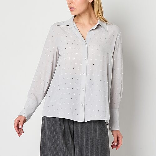 Click here for Worthington Womens Cuffed Long Sleeve Regular Fit... prices