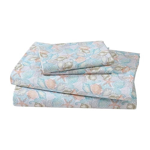 Click here for Beatrice Home Fashions Coastal Printed 4-Pc. Sheet... prices