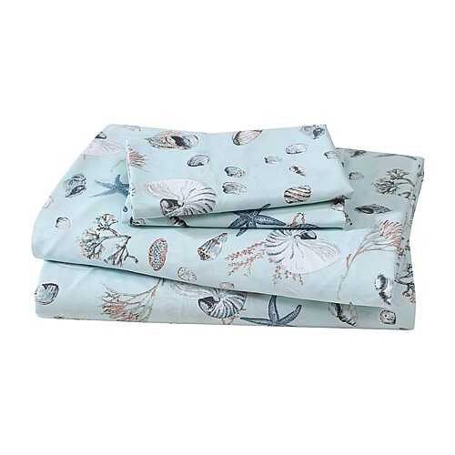 Click here for Beatrice Home Fashions Coastal Printed 4-Pc. Sheet... prices