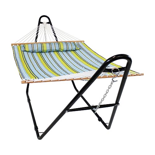 Click here for Double Quilted Fabric Hammock with Universal Steel... prices