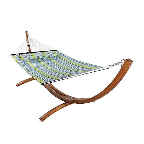 Click here for Quilted Double Fabric 2-Person Hammock with Curved... prices