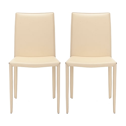 Click here for Karna Dining Side Chair-Set of 2  One Size  White prices
