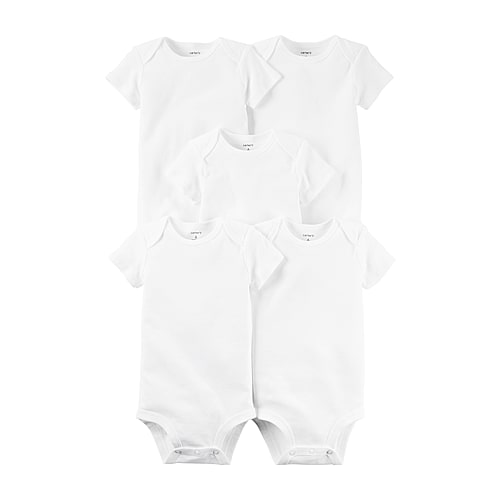 Click here for Carters Baby Boys or Baby Girls Solid Short Sleeve... prices