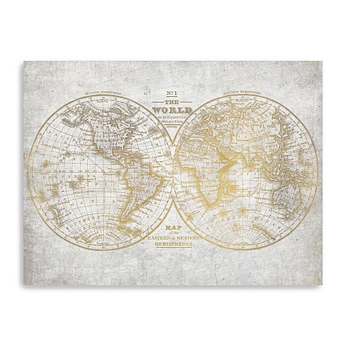 Click here for Lumaprints No. 1 World Map Canvas Art  One Size  Y... prices