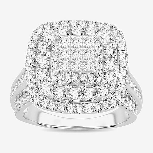 Click here for Womens 2 CT. T.W. Natural White Diamond 10K Gold C... prices
