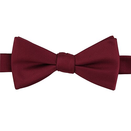 Click here for Stafford Sateen Solid Pre-Tied Bow Tie  One Size F... prices