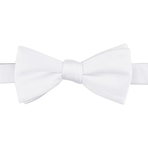 Click here for Stafford Sateen Solid Pre-Tied Bow Tie  One Size F... prices