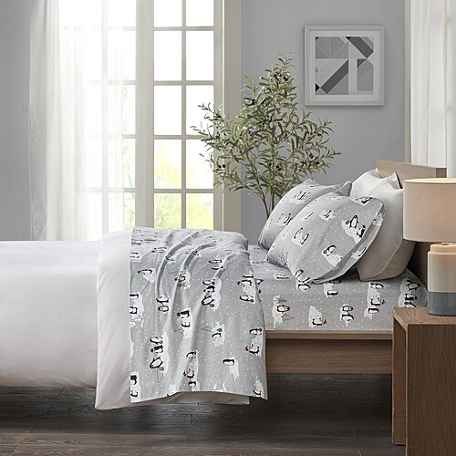 Click here for Madison Park Novelty Printed Cotton Flannel 4-Pc.... prices