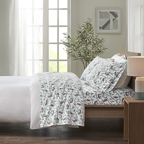 Click here for Madison Park Novelty Printed Cotton Flannel 4-Pc.... prices