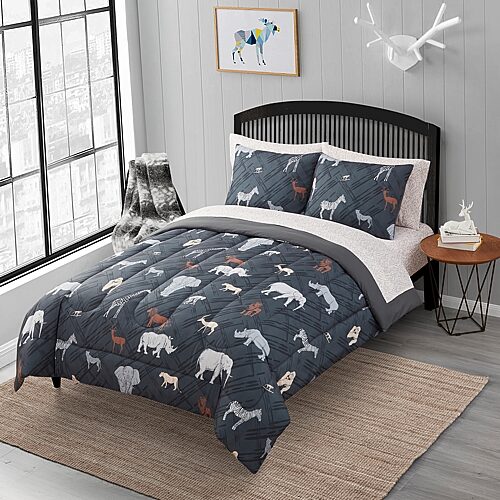Click here for Sweet Home Collection Kids Safari 7pc. Bed in a Ba... prices