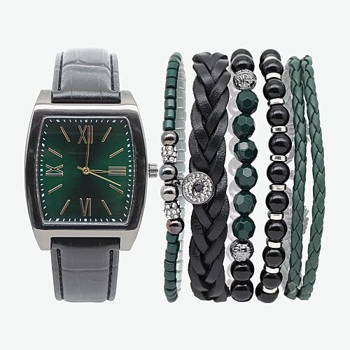 Click here for Mens Black 3-pc. Watch Boxed Set Mac7141jc  One Si... prices