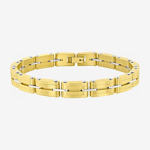 Click here for Mens Stainless Steel Solid 8 1/2 Inch Link Bracele... prices
