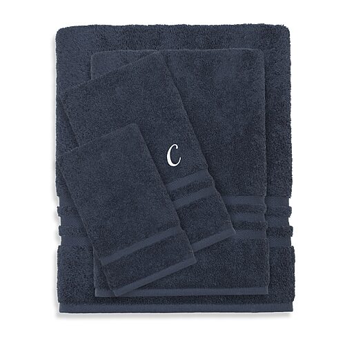 Linum Home Turkish Cotton Personalized Denzi 4-Pc. Bath Towel Set - C
