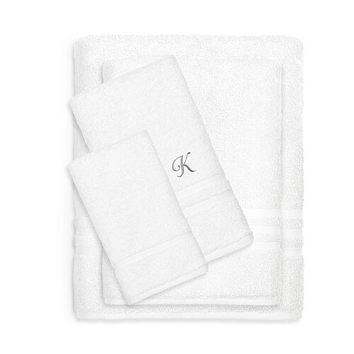 Linum Home Turkish Cotton Personalized Denzi 4-Pc. Bath Towel Set - K