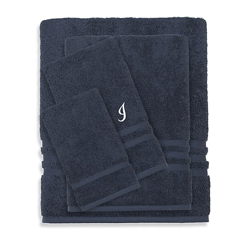 Linum Home Turkish Cotton Personalized Denzi 4-Pc. Bath Towel Set - I