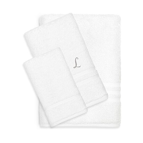 Linum Home Turkish Cotton Personalized Denzi 3-Pc. Bath Towel Set - L