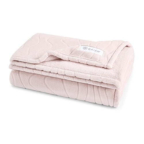 Click here for Gaiam Velvetloft Blanket Throw  One Size  Pink prices