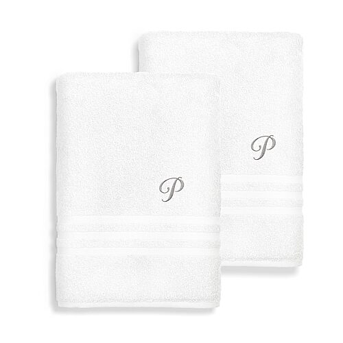 Linum Home Turkish Cotton Personalized Denzi Bath Sheet Set  66 x 35 - P