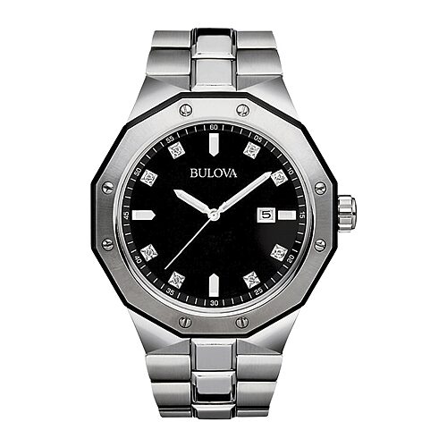 Click here for Bulova Mens Marine Star Diamond Stainless Steel prices