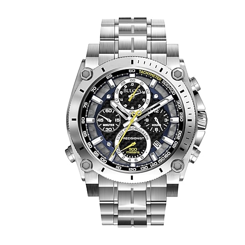 Click here for Bulova Precisionist Mens Chronograph Silver Tone S... prices