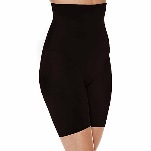 Ambrielle Wonderful Edge Back Magic High-Waist Thigh Slimmers  X-large  Black