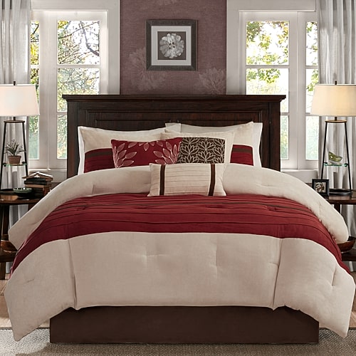 Click here for Madison Park Palmer Faux-Suede 7-Pc. Comforter Set... prices