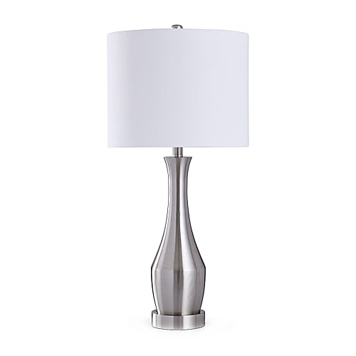 Click here for Stylecraft Brushed Steel Table Lamp  One Size  Sil... prices