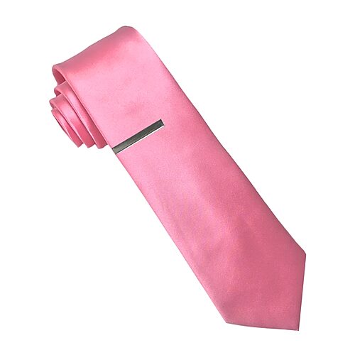 Click here for J. Ferrar Satin Solid Tie Set  One Size  Pink prices